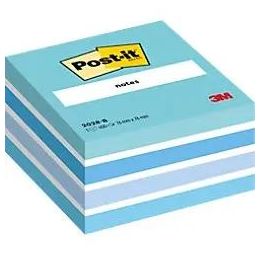 Post-it Haftnotizenwürfel 76 x 76 mm Pastellblau 450 Blatt