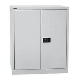 Bisley Universal Schrank Stahl 1 Fachboden abschließbar 914 x 400 x 1.000 mm Hellgrau