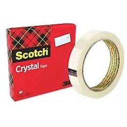 Scotch Klebeband Scotch Crystal Clear 600 Transparent 19 mm (B) x 66 m (L) Polyolefin, Synthetisches Acrylglas