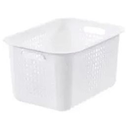 Smartstore Kunststoff Korb 20 L Weiß 28 x 37 x 20 cm