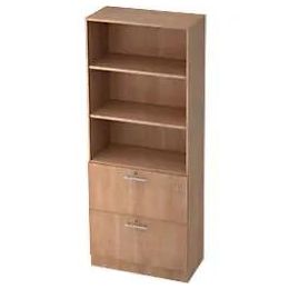 Hammerbacher Schrank 800 x 420 x 2.004 mm Nussbaum