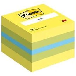 Post-it Haftnotizenwürfel 51 x 51 mm Lemon Farbig sortiert 400 Blatt