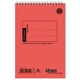 Ursus Staufen Style Spiralblock SP2 8 x 12 cm 48 Blatt 70 g/m2 4 mm Kariert