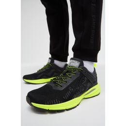 Sneaker CAMP DAVID, Herren, Gr. 43, neon lime, Synthetik, Textil, mehrfarbig, Schuhe, mit Wechselfußbett