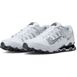 Nike Herren Trainingsschuh "REAX 8 TR MESH", Gr. 47wei&szlig;, metallic silber, classic charcl, Leder, Synthetik, Schuhe