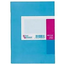 König & Ebhardt K+E Geschäftsbuch DIN A5 / 8615211-300K40, hellblau, kariert Inh. 40 Blatt