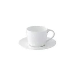 Nobel Fine Bone China Espressountertasse Porzellan 120 mm Creme 24 Stück