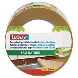 Tesa Doppelseitiges Klebeband Pro Nature Weiß 50 mm x 25 m