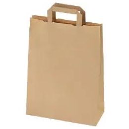 RAJA Tragetasche Papier Braun 12 x 40 x 32 cm 250 Stück