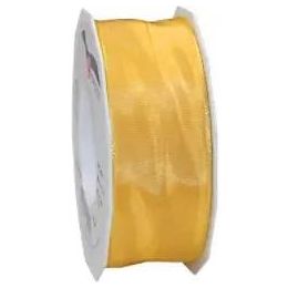 PR&Auml;SENT PRAESENT Seidenband 4644025-705 Vanille 40 mm x 25 m 2 St&uuml;ck