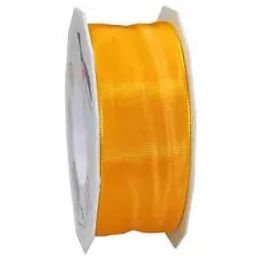 PR&Auml;SENT PRAESENT Seidenband 4644025-534 Indischgelb 40 mm x 25 m 2 St&uuml;ck