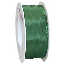 PR&Auml;SENT PRAESENT Seidenband 4644025-137 Immergr&uuml;n 40 mm x 25 m 2 St&uuml;ck