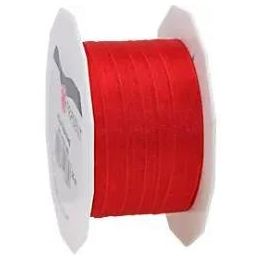 PRÄSENT PRAESENT Organza 6071025-609 Rot 10 mm x 25 m 2 Stück