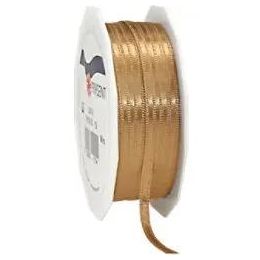 PRÄSENT PRAESENT Doppelsatin 7180350-634 Gold 3 mm x 50 m 2 Stück