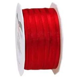 PR&Auml;SENT PRAESENT Organza 4831050-609 Rot 10 mm x 50 m 1 St&uuml;ck