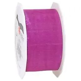 PRÄSENT PRAESENT Organza 6014025-606 Purpur 40 mm x 25 m 3 Stück