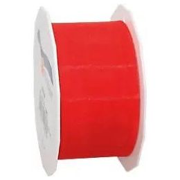 PRÄSENT PRAESENT Organza 6014025-609 Rot 40 mm x 25 m 3 Stück