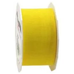 PRÄSENT PRAESENT Organza 6014025-605 Gelb 40 mm x 25 m 3 Stück