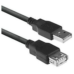 ACT USB 2.0 Verl&auml;ngerungskabel AC3043 Schwarz 3 m