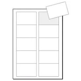 Sigel Visitenkarten 225 g/m2 Strahlend wei&szlig; 120 St&uuml;ck