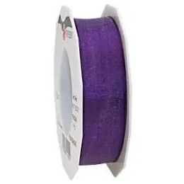 PRÄSENT PRAESENT Organza 6072525-710 Violett 25 mm x 25 m 2 Stück