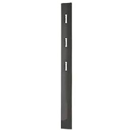 Germania Garderobenständer 3255-547 3 Haken Wandhalterung 15 x 4 x 170 cm Dunkelgrau