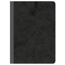 Brunnen Notizbuch DIN A6 Blanko Softcover Schwarz Nicht perforiert 192 Seiten 96 Blatt