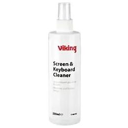 Viking Bildschirm- und Tastaturreiniger Weiß 250 ml