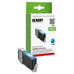 KMP Kompatibel Canon C91 Tintenpatrone Cyan