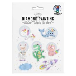 URSUS Kreativset "Diamond Painting Sticker - Way to the stars" in Bunt - 10% | Schulzubehoer