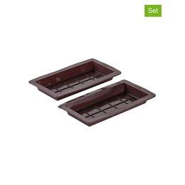 Zenker 2er-Set: Schokoladeformen in Braun - (L)25 x (B)14 cm - 10% | Kuechenhelfer