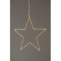 CHAKS LED-Dekoanhänger "Star" in Warmweiß - (B)40 x (H)40 cm - 18% | Lichterketten-dekobeleuchtung