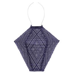 Lumiz LED-Solarlaterne ''Ikat Diamond'' in Lila - (H)28 x Ø 28 cm - 11% | Lichterketten-dekobeleuchtung