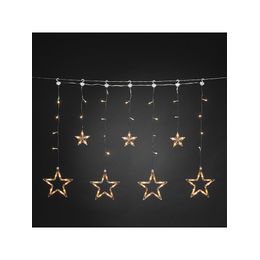 Konstsmide LED-Lichtervorhang "Sterne" in Warmweiß - (L)590 cm - 10% | Lichterketten-dekobeleuchtung