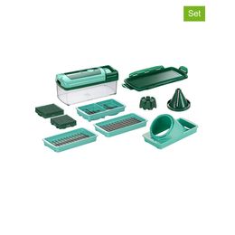 Genius 12tlg. Set: Schneider "Nicer Dicer Fusion smart Julietti" in Grün - 41% | Kuechenhelfer