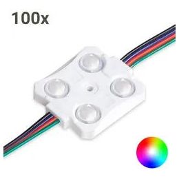 LED Modul RGB 1,44W 160° 12V IP65 (100 Stück VPE)