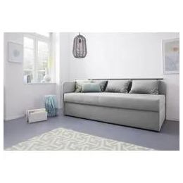 Polsterliege Maintal "Diana", grau, B:93cm, Komplettbetten