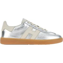 Hogan Low-Top Sneaker - Sneakers Cool - Gr. 38,5 (EU) - in Silber - f&uuml;r Damen