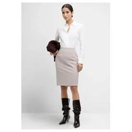Bleistiftrock Cinque "CICONS", Damen, Gr. 34, beige, Web, Obermaterial: 53% Polyamid, 43% Schurwolle, 4% Elasthan, slim fit ca. Mitte Knie, Röcke, Mit Markenlabelplättchen