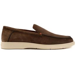 Santoni Loafer - Botanist Moccasin - Gr. US_8 - in Braun - f&uuml;r Damen