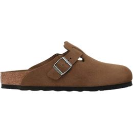 Birkenstock Sandalen - Birkenstock Boston Slippers Cognac 1030861 - Gr. 35 (EU) - in Braun - f&uuml;r Damen