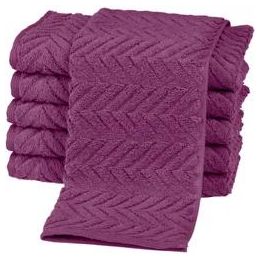 Gästehandtücher Ross "Sensual 9001", pink (fuchsia), B:30cm L:50cm, Frottier, Obermaterial: 100% Baumwolle, Handtücher, 100% Baumwolle