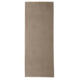 Saunatuch Esprit "Modern Solid", braun (mocca), B:80cm L:200cm, Frottier, Obermaterial: 85% Baumwolle, 15% Lyocell (TENCELTM), Handtücher, vegan produziert