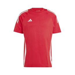 adidas Performance Funktionsshirt 'Tiro 24' Herren Größe M rot / weiß