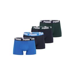 Puma Boxershorts Herren Größe M marine / royalblau / dunkelgrün / weiß