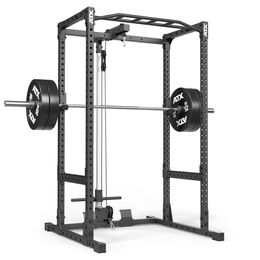 ATX Power Rack PRX-510 mit Latzugstation Plate Load - Höhe 198 cm
