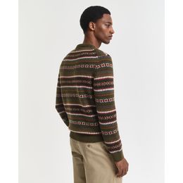 Gant Sweater ' Fair Isle ' male Green, Mixed colors size XXL