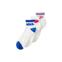 Nike Sportsocken Herren Gr&ouml;&szlig;e 38/42 navy / knallrot / wei&szlig;
