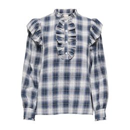 Only Bluse 'ONLFiga' Damen Größe S nachtblau / dunkelblau / offwhite