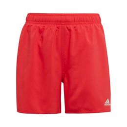 adidas Sportswear Sportbadeshorts 'Water-Reactive Swim Shorts' Jungen Größe 140 hellgrau / rot